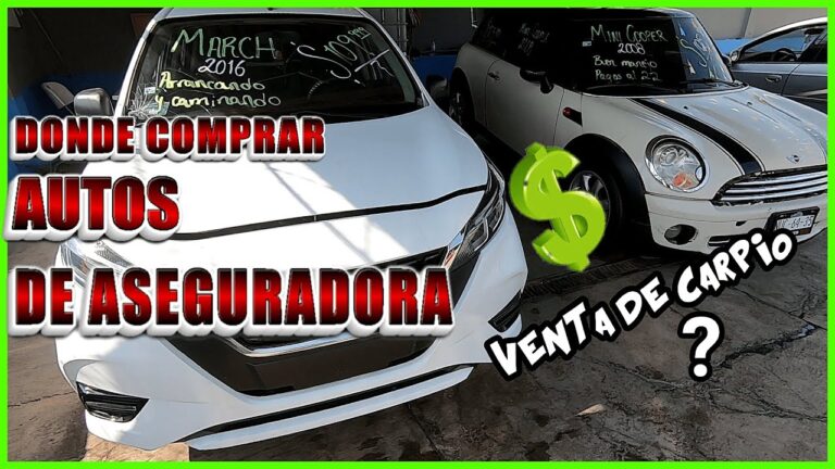 Venta de carros chocados de aseguradoras: Oportunidades de compra ...